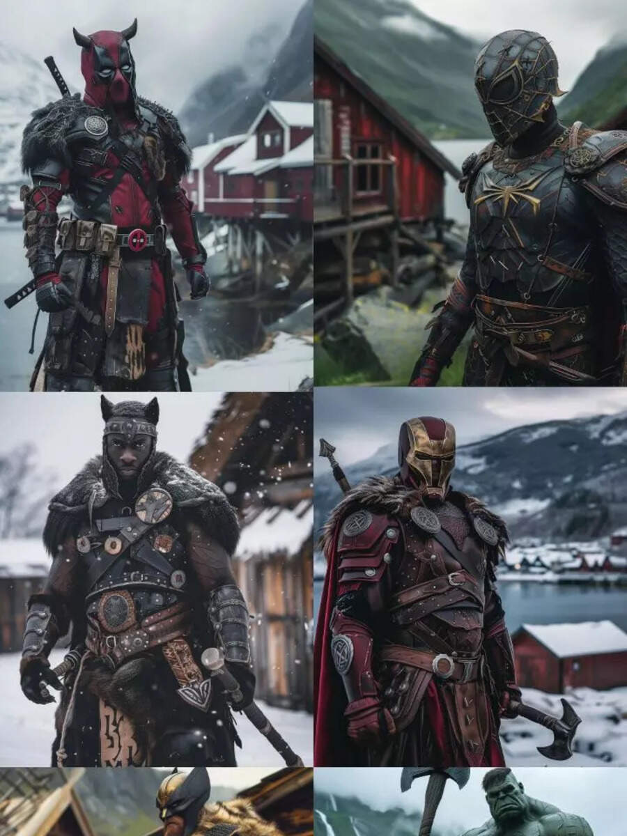 AI Imagines Marvel Characters As Vikings | Times Now