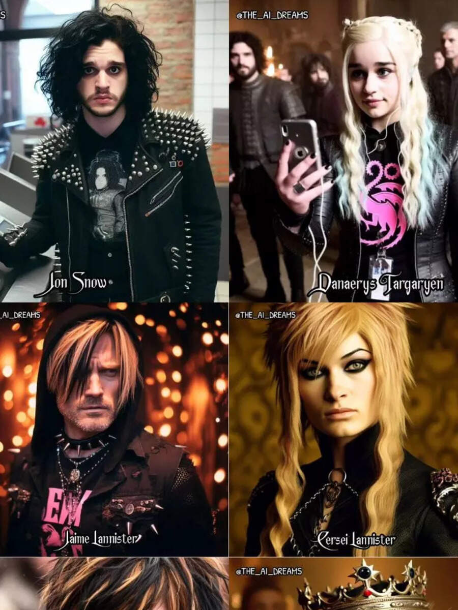 AI Imagines Emo Game Of Thrones Characters | Times Now