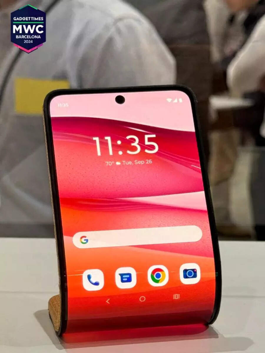 MWC 2024: Motorola Bendable Phone Hands On Images | Times Now