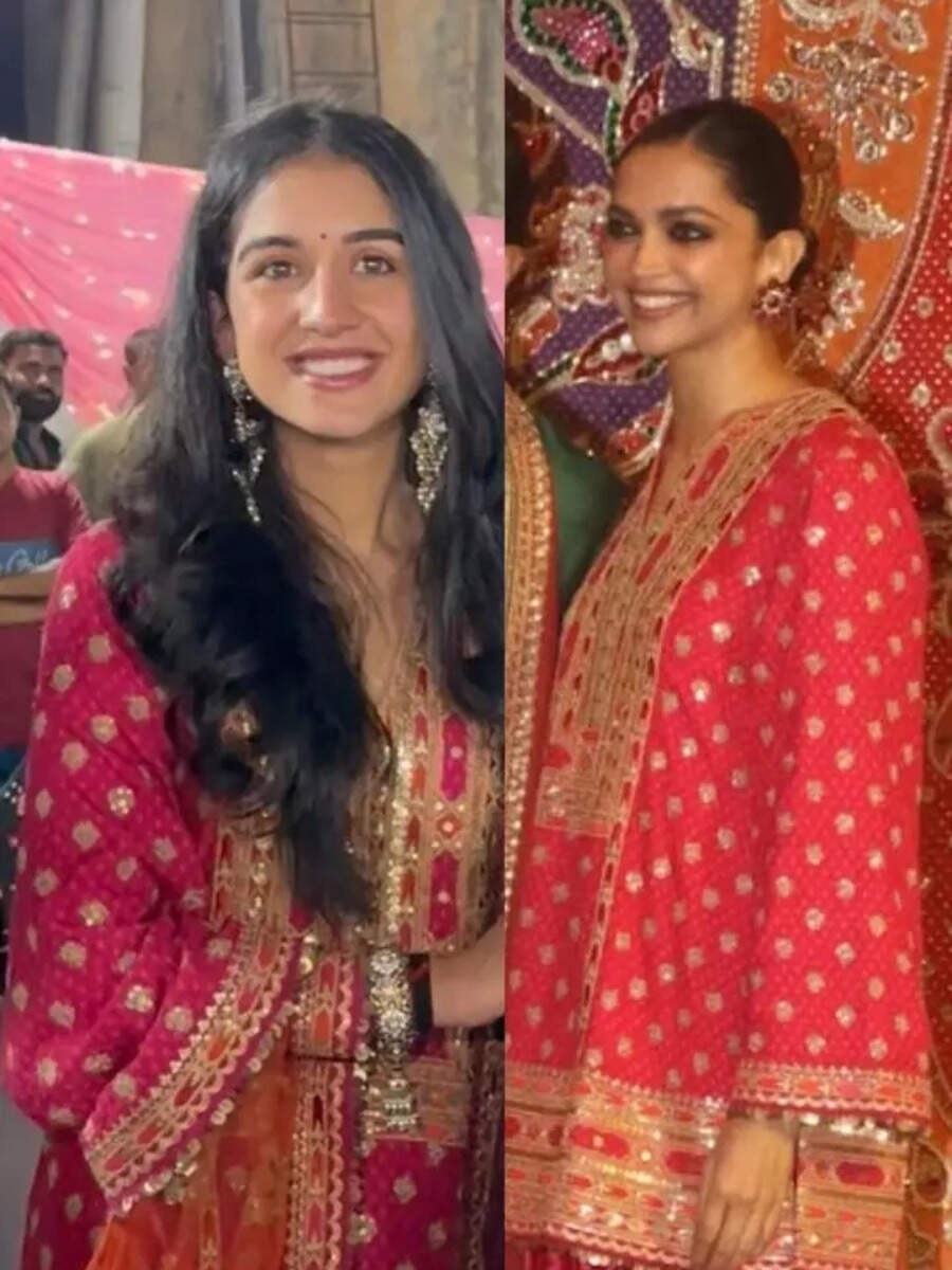 Radhika Merchant ने प्री-वेडिंग फंक्शन में पहना दीपिका जैसा सूट, छाया ...