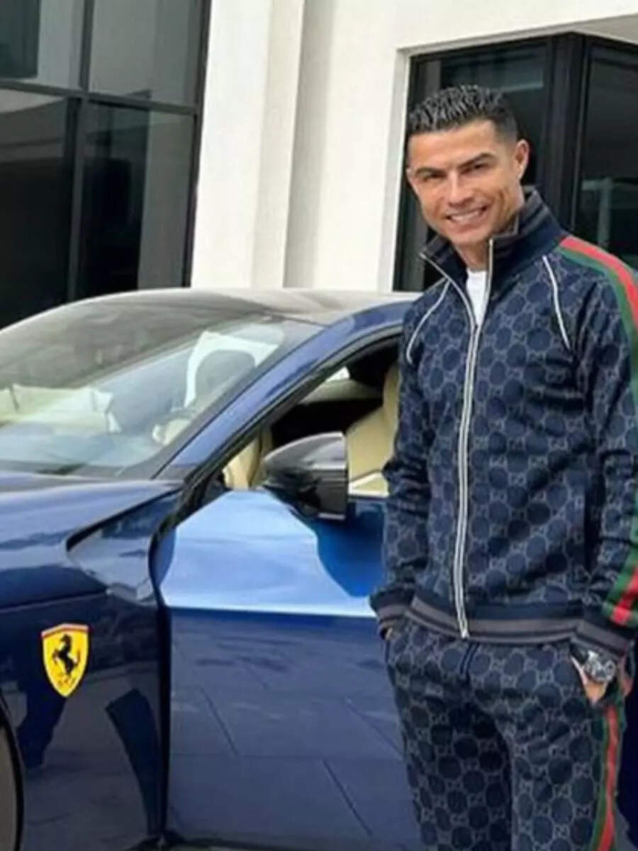 Cristiano Ronaldo Adds New Ferrari To Car Collection, Check His Luxury ...