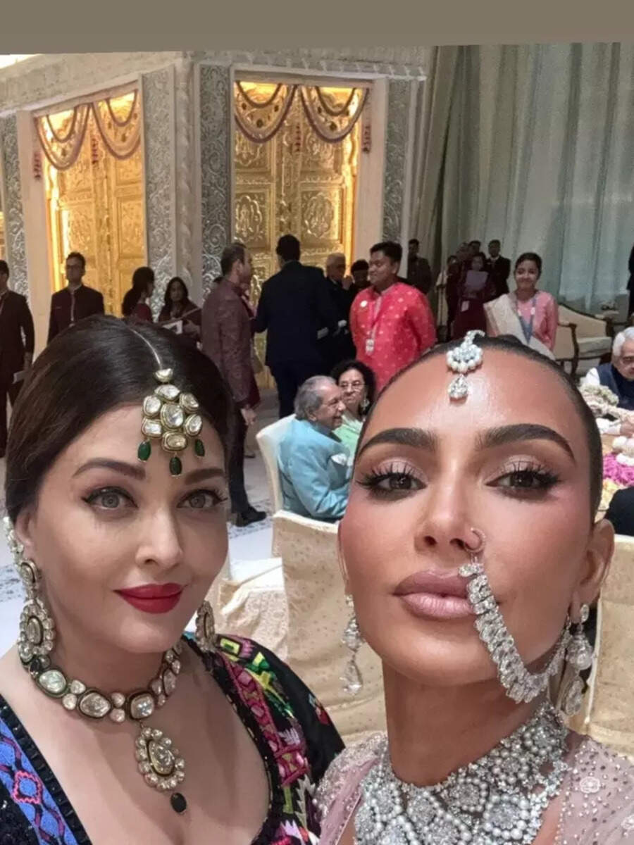 Kim Kardashian Shares UNSEEN Photos From Anant Ambani-Radhika Merchant ...