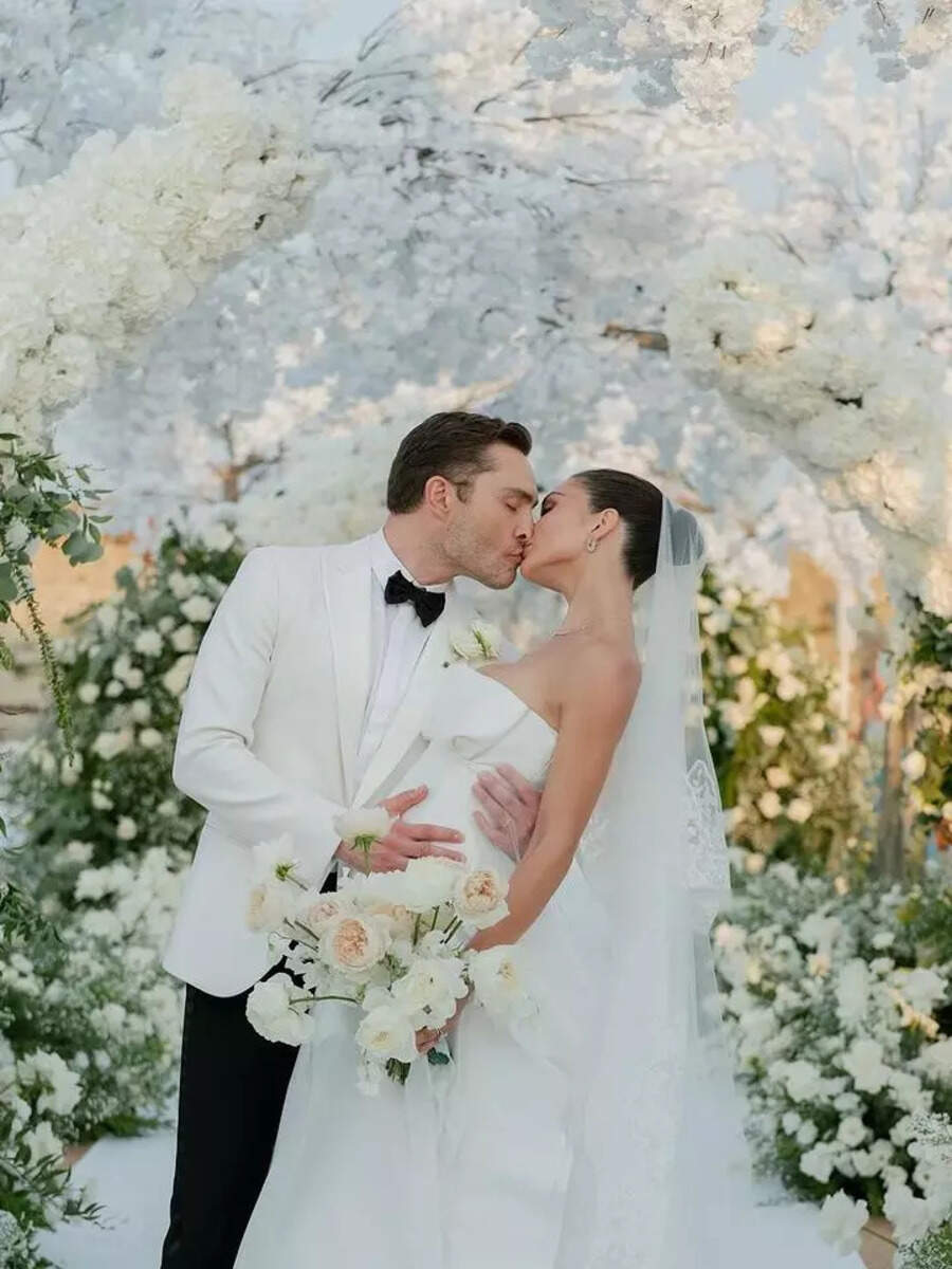 9 DREAMY New Photos From Ed Westwick, Amy Jackson's Wedding Album ...