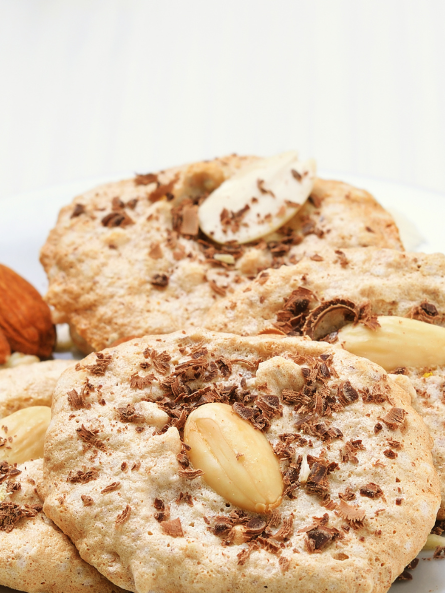 Healthy Wheat Flour Almond Cookie With Frappe For Midnight Munching ...