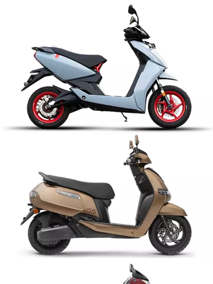 5 Scooters With Highest Quality Body Panels, Ather 450X, TVS iQube ...
