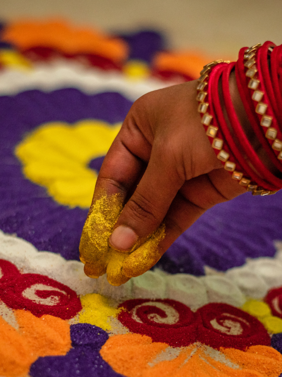 Navratri 2024 Rangoli Designs: Swastik Inspired Rangoli Designs | Times Now