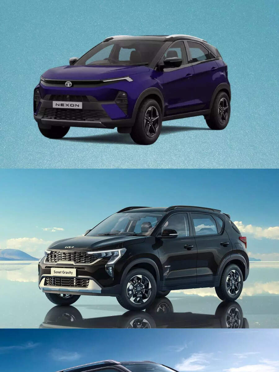 5 Compact SUVs That Come With Sunroof , Tata Nexon, Hyundai Venue, Kia Sonet, Mahindra XUV 3XO ...