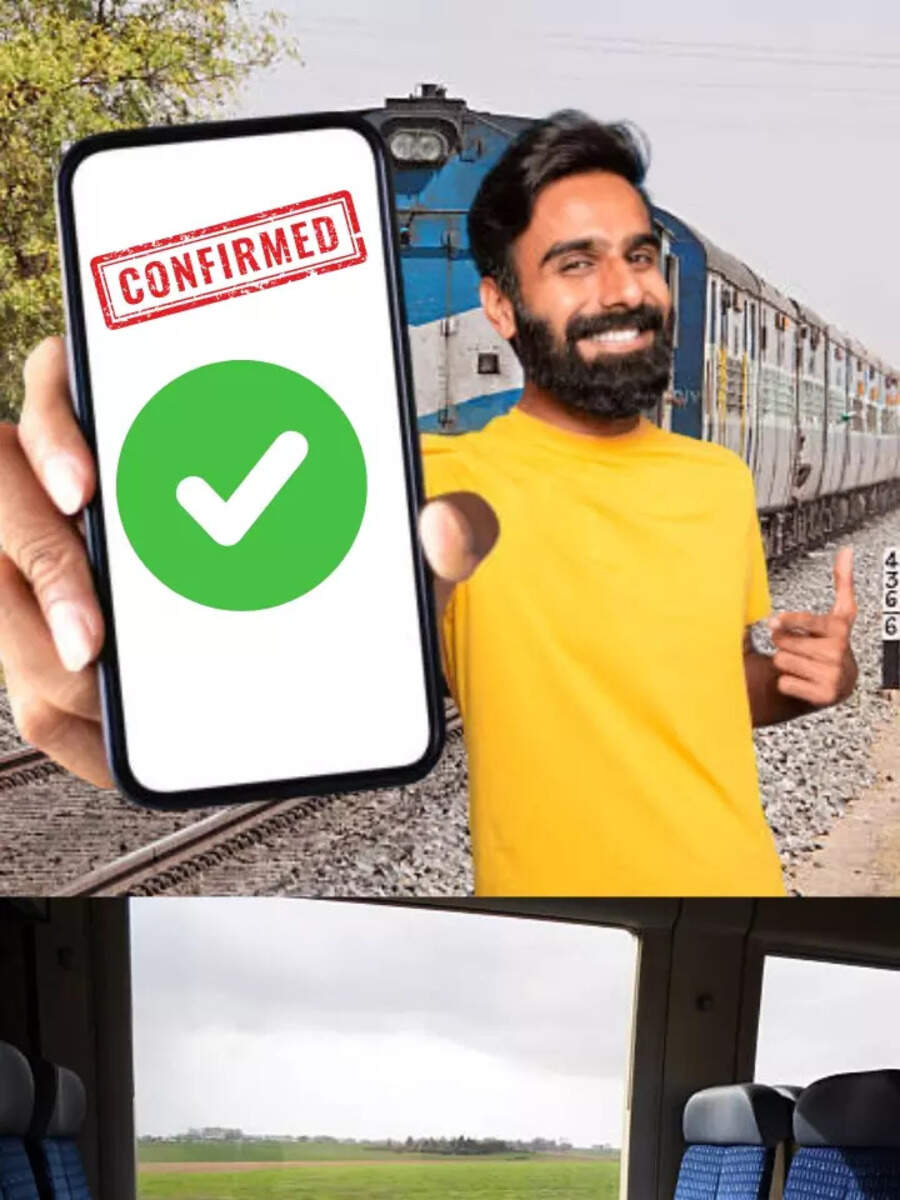 You will get a confirmed train ticket in the middle of your journey ...