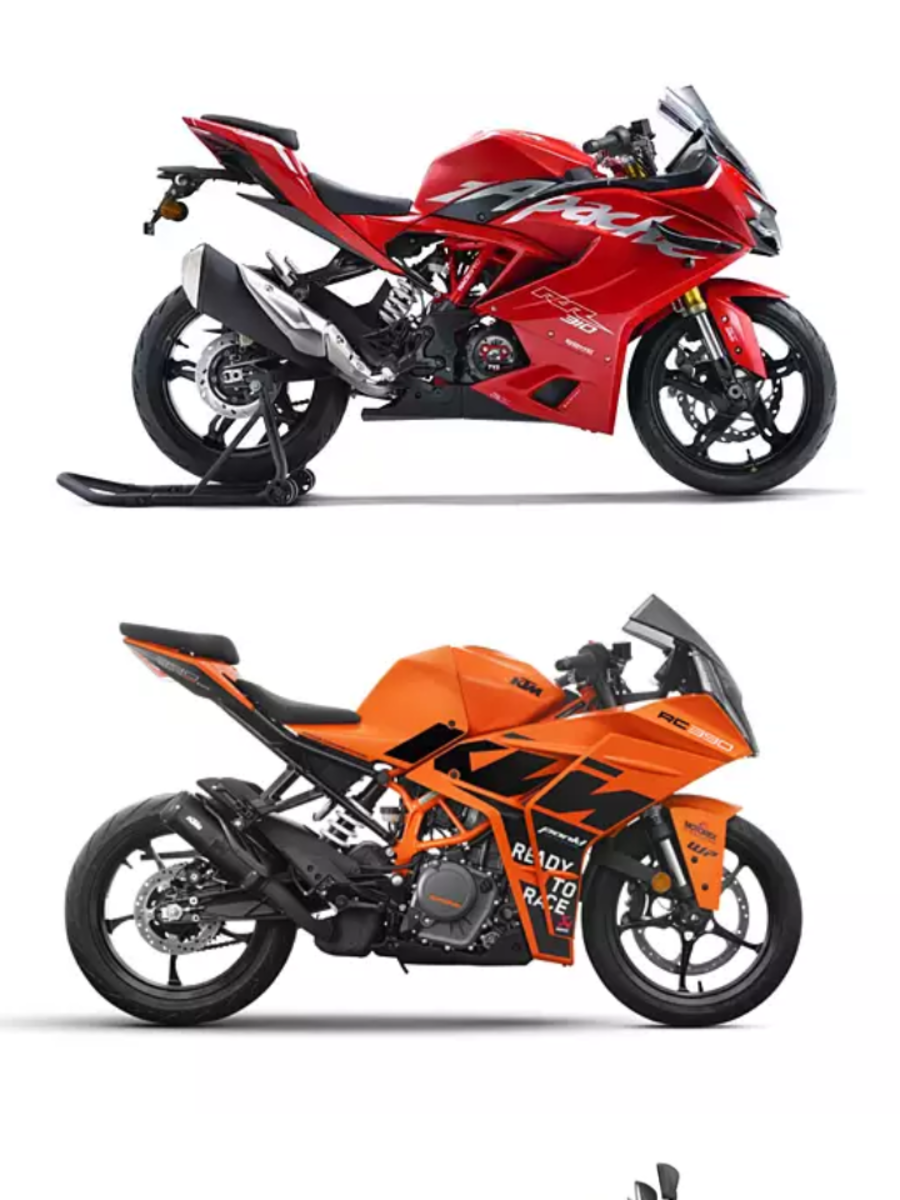 5 Bikes As Sporty As KTM RC200, KTM RC200, TVS Apache RR310, KTM RC390, Suzuki Gixxer SF250 ...