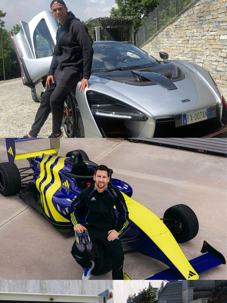 Lionel Messi Vs Cristiano Ronaldo Luxury Car Collection, Pagani Zonda ...