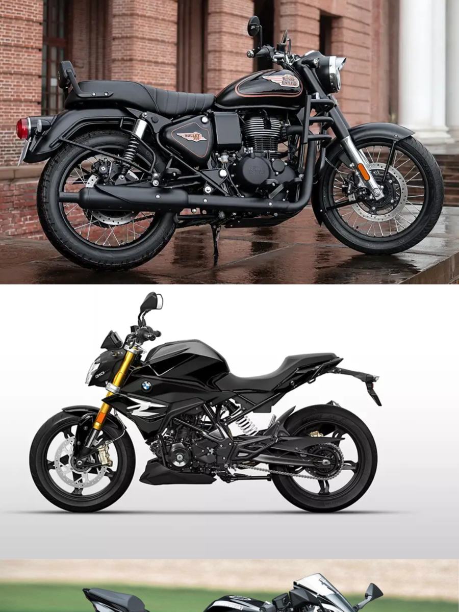 5 Best Bikes That Look Killer In Black Colour, Royal Enfield Bullet 350 ...