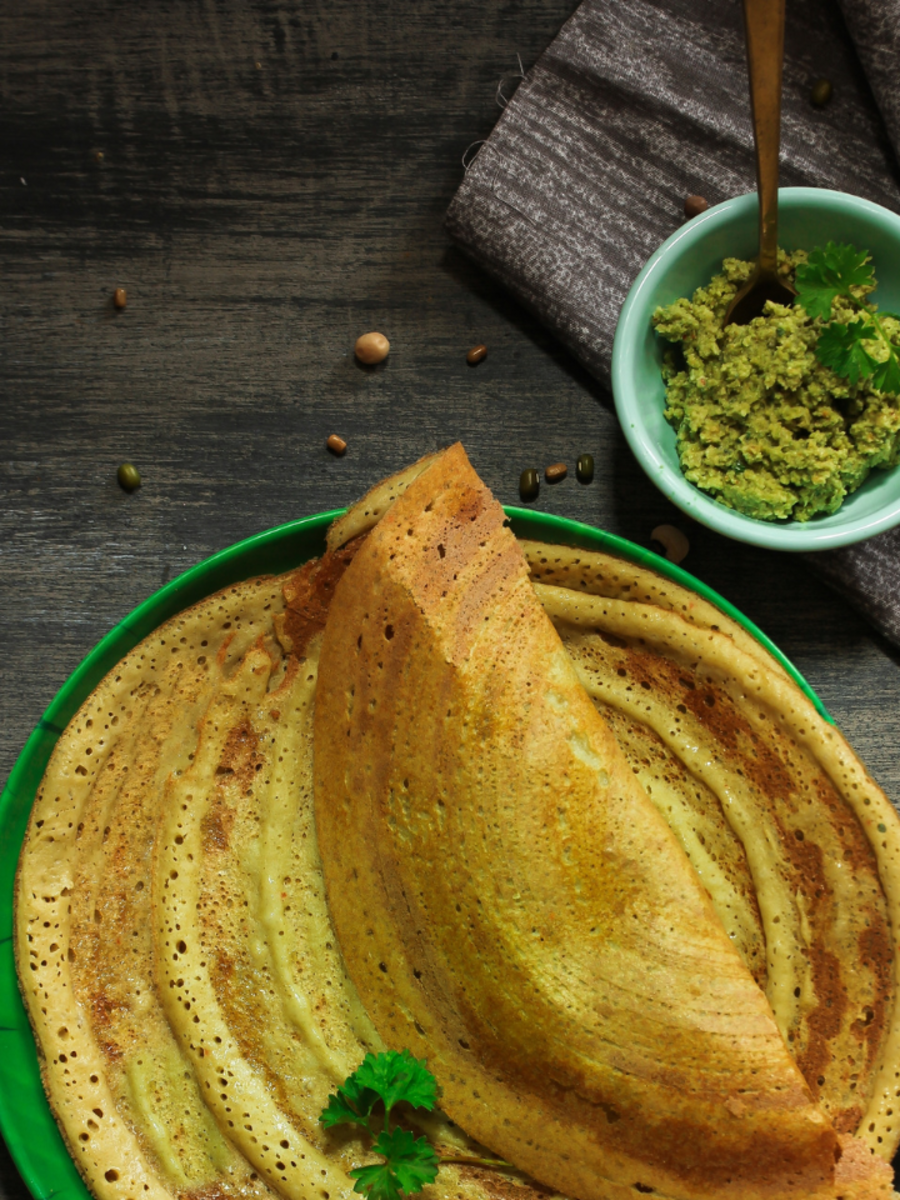 Andhra-style Egg Pesarattu, A Protein Loaded Twist With Egg And Moong ...