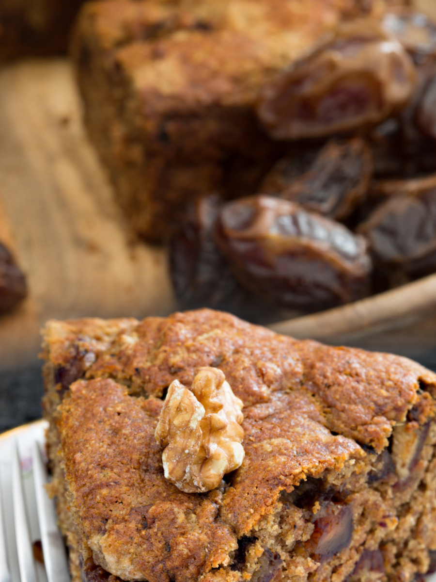 Homemade Dates And Walnut Cake Recipe For Healthy Midnight Cravings ...