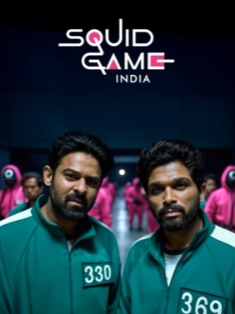 Squid Game In Tollywood: AI Imagines Prabhas, Allu Arjun As Players ...
