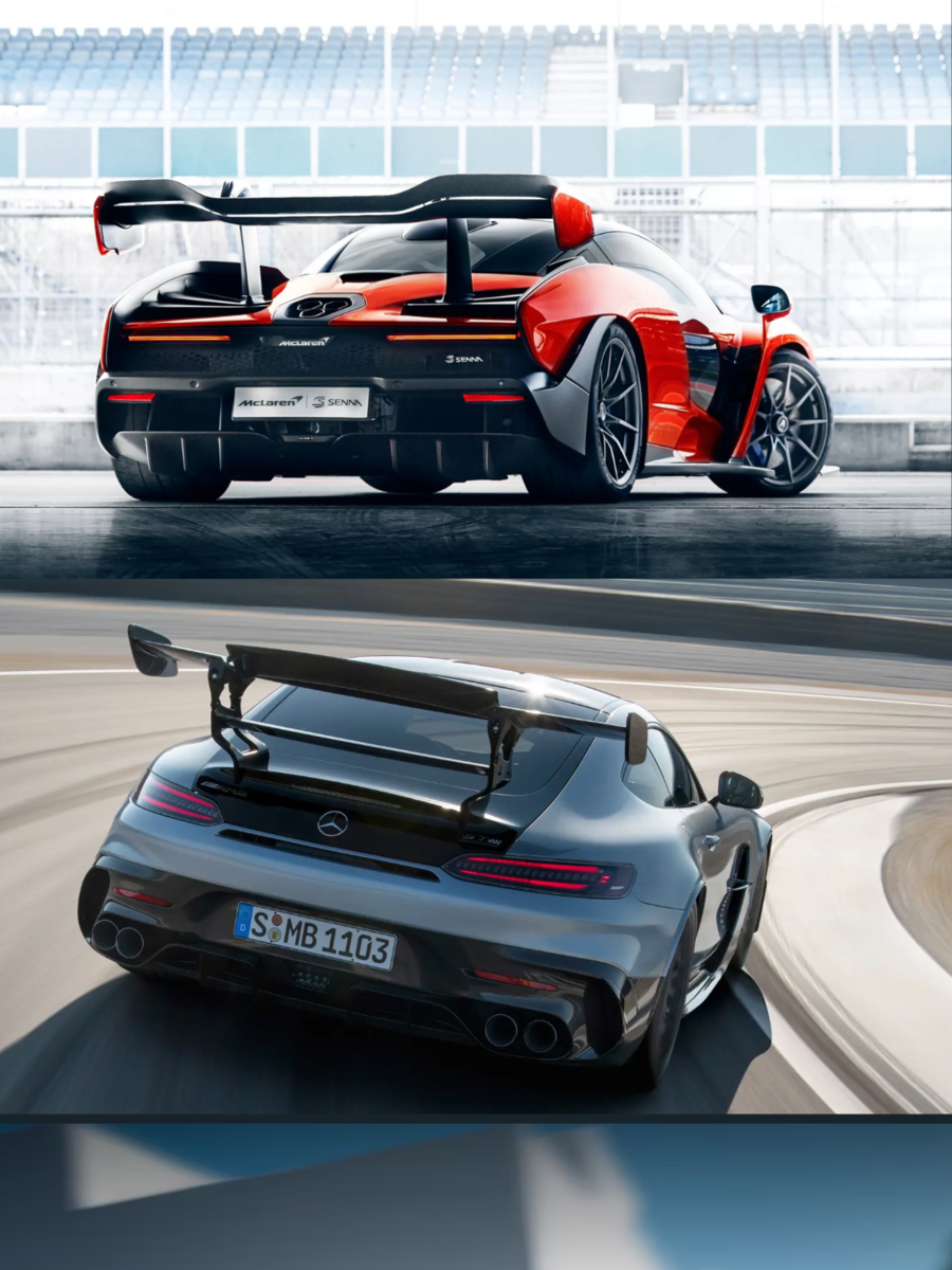 5 Supercars With Massive Rear Wings, Bugatti Chiron Sport, Porsche 911 ...