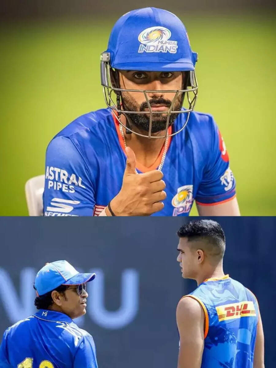 IPL 2025 Mumbai Indians Uncapped players Arjun Tendulkar Naman Dhir ...