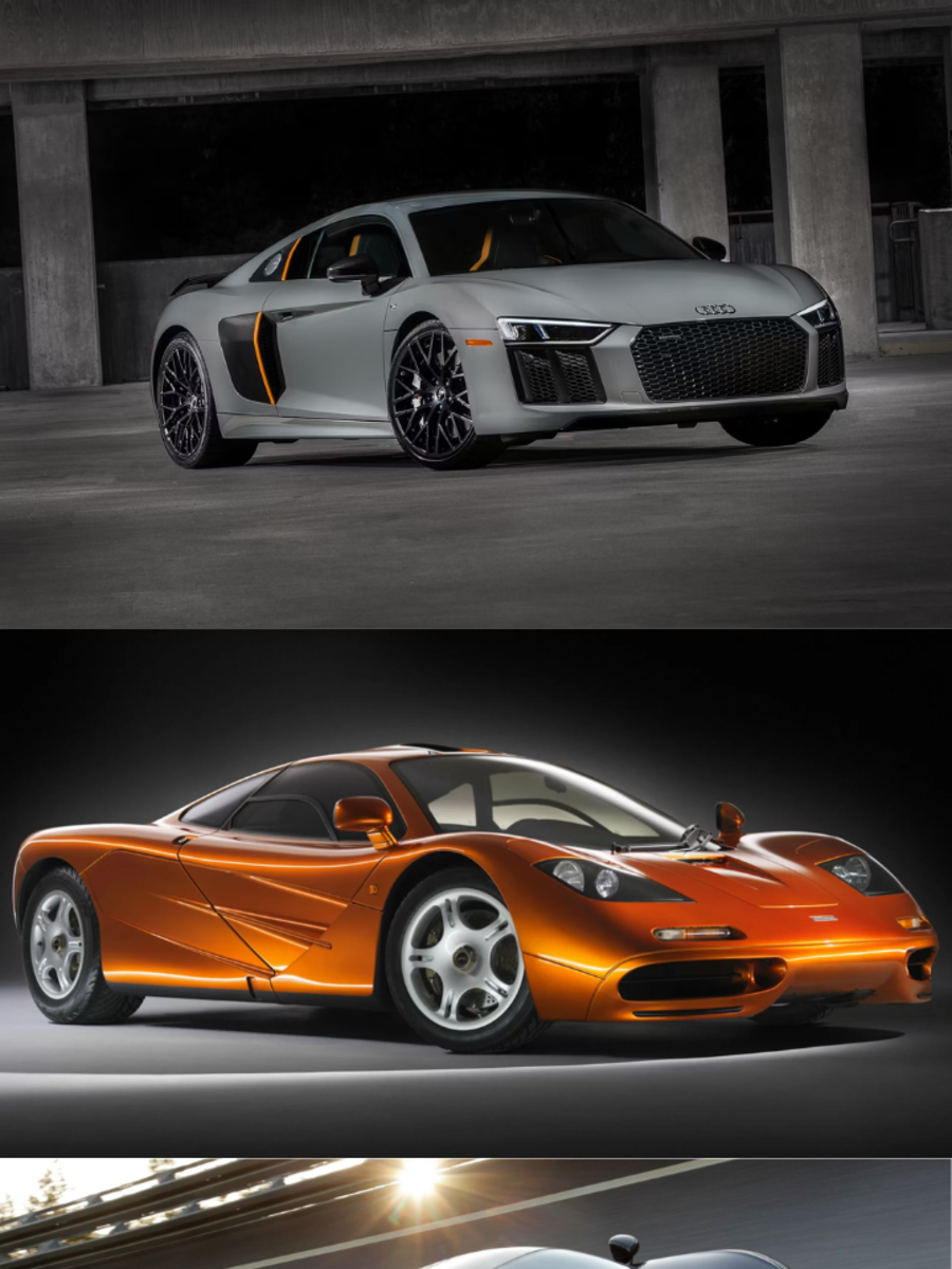 6 'GOAT' Supercars Of All-Time, Audi R8, Mclaren F1, Ferrari Enzo ...