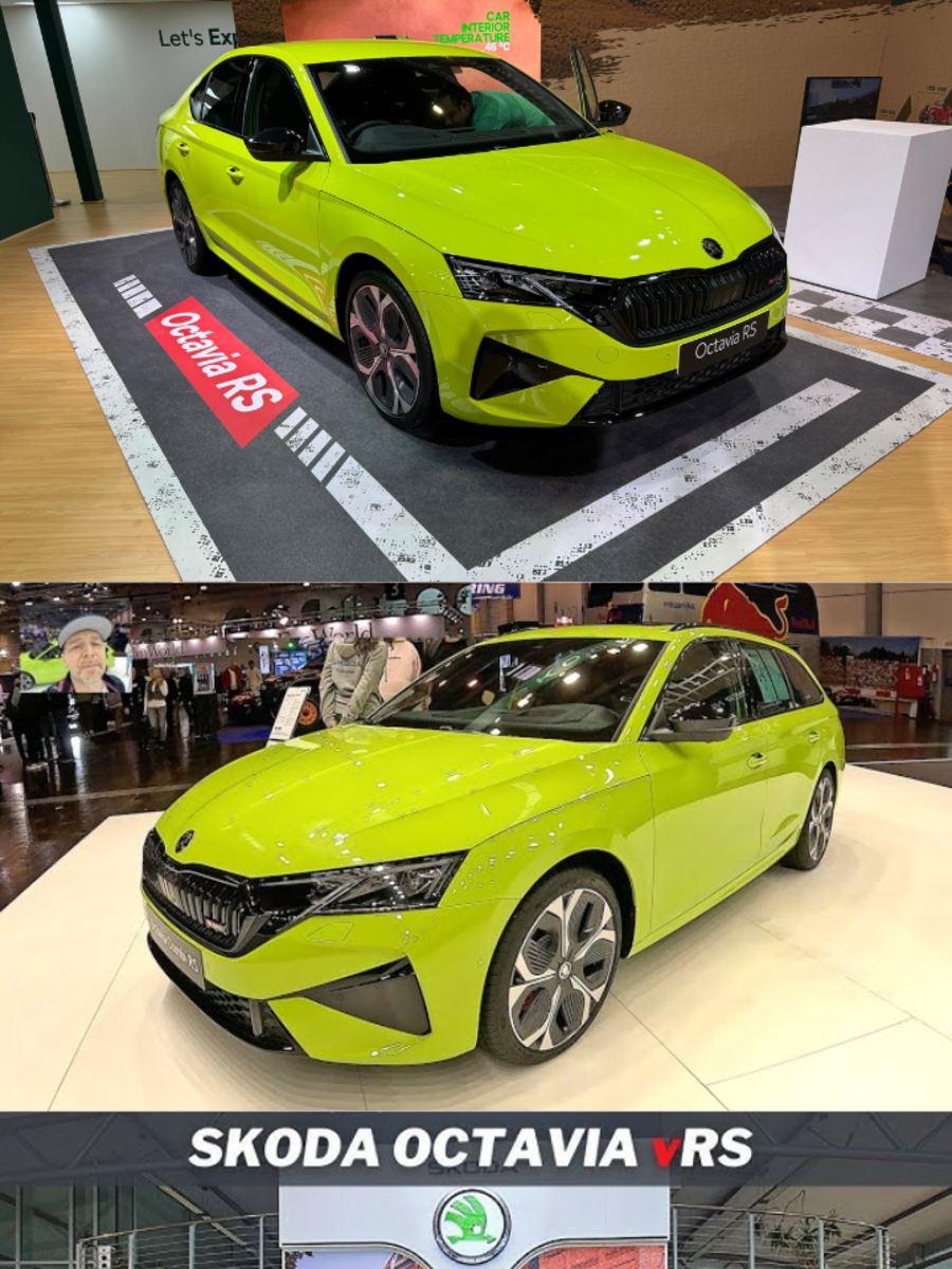 5 HD Images Of New-Gen Skoda Octavia RS At Auto Expo 2025, skoda cars, skoda sports car, skoda ...