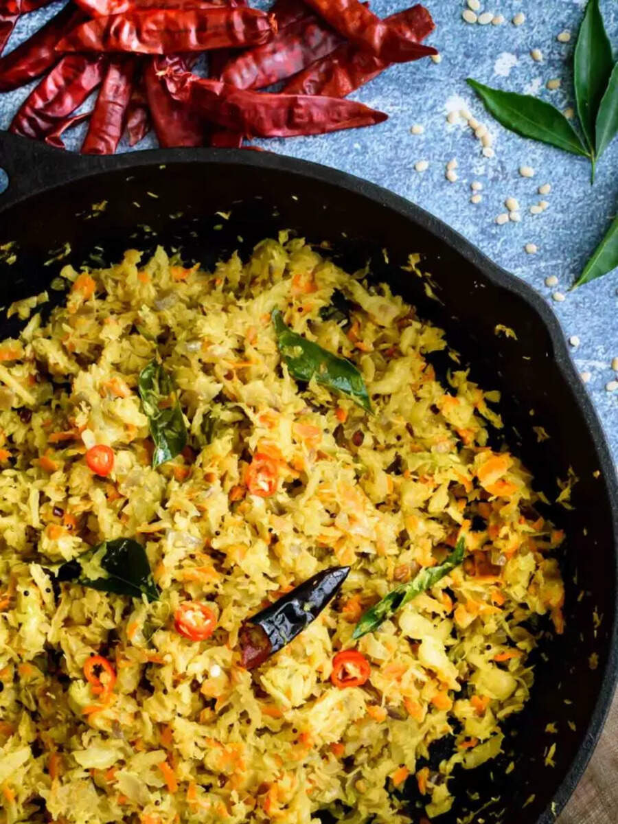 Cabbage Poriyal, A Simple South Indian Dish For Your Dinner Table ...