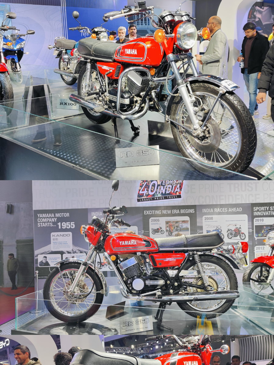 Iconic Yamaha RD350, The Widowmaker, Returns At Auto Expo 2025, Yamaha, Yamaha RD350, Bharat ...