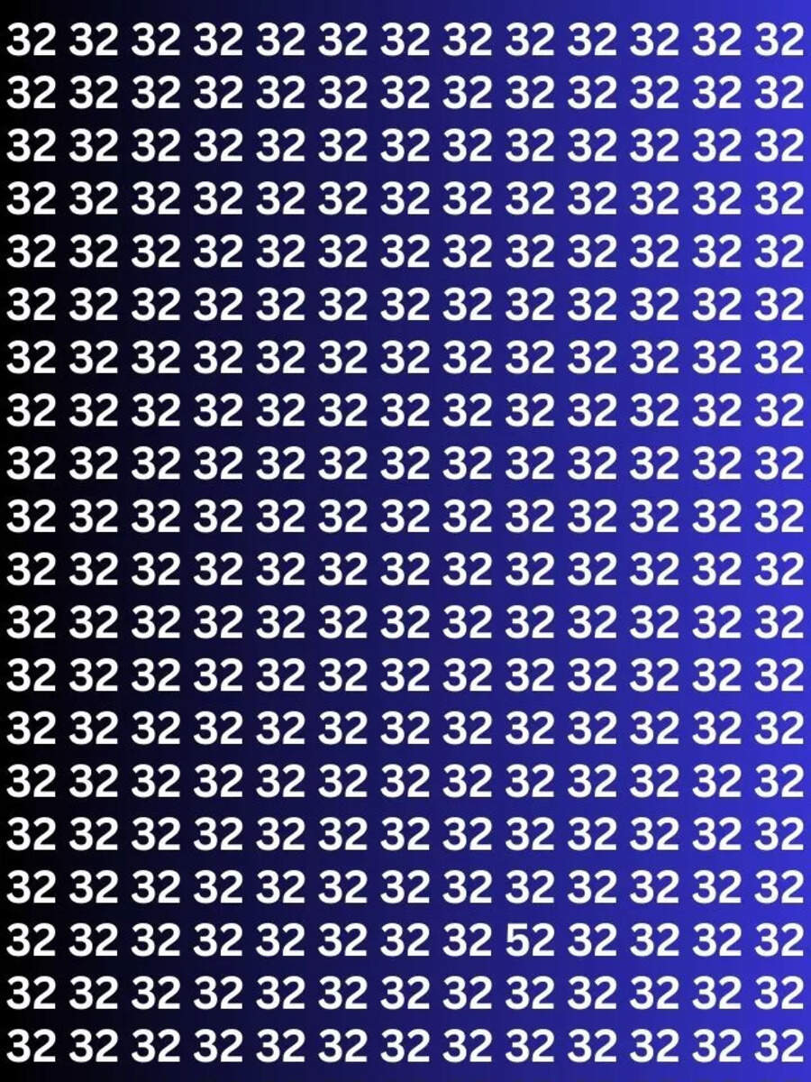 नजर के सूरमाओं ने भी मान ली हार, क्या आप ढूंढ पाएंगे 32 की भीड़ में 52 ...