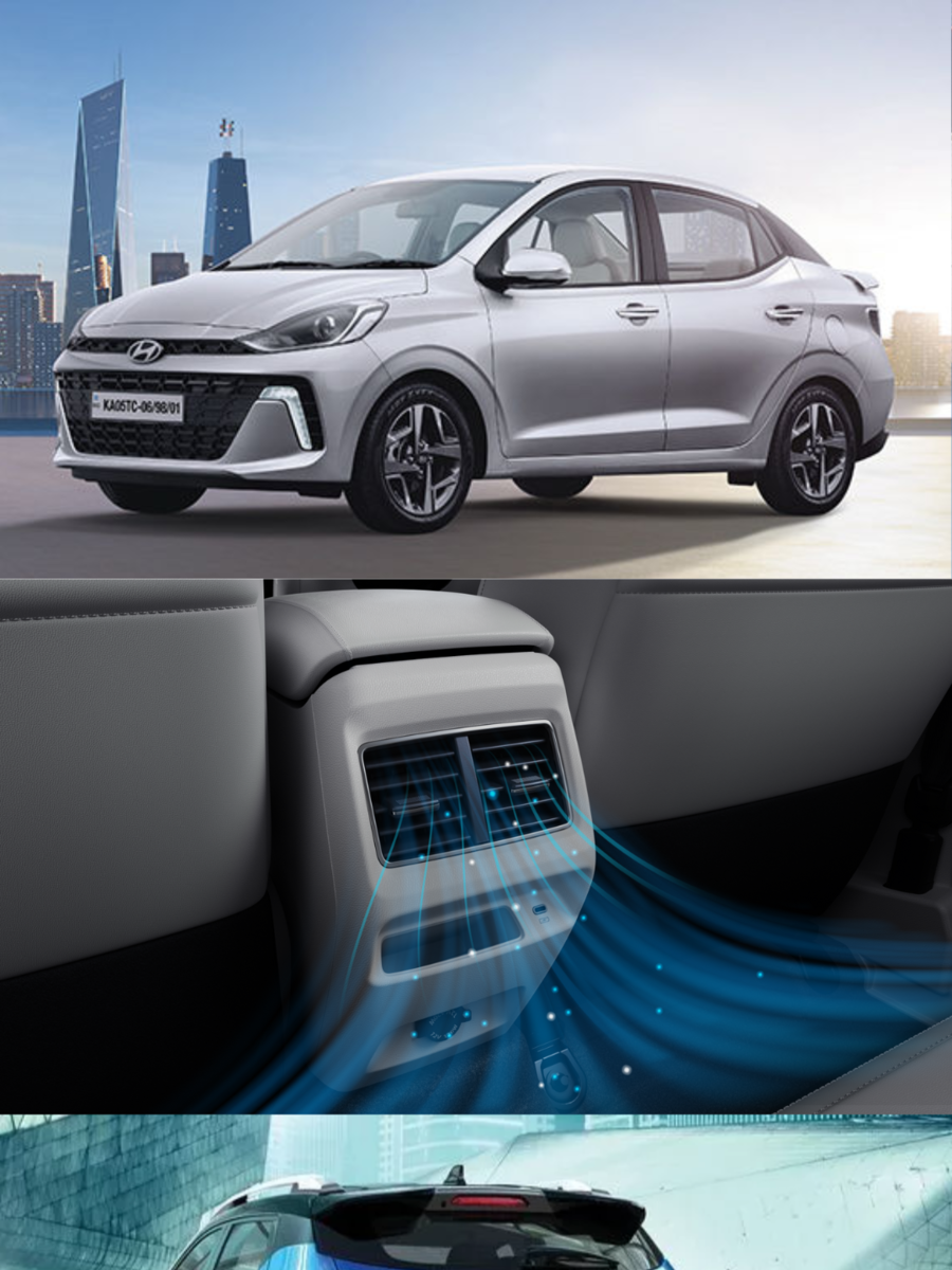5 Most Affordable Cars With Rear AC Vents, Hyundai Exter, Hyundai Aura ...