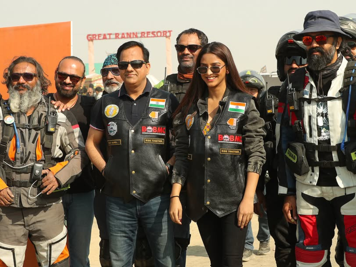 Rekha Pandey embraces the spirit of adventure at BOBMC Rider Mania 2025