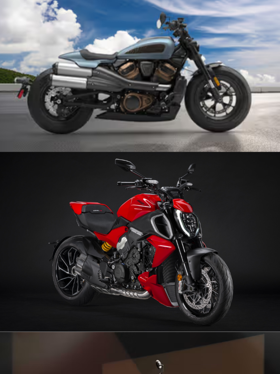 5 Powerful Cruiser Bikes With Super Fat Rear Tyres, Ducati Diavel V4 ...
