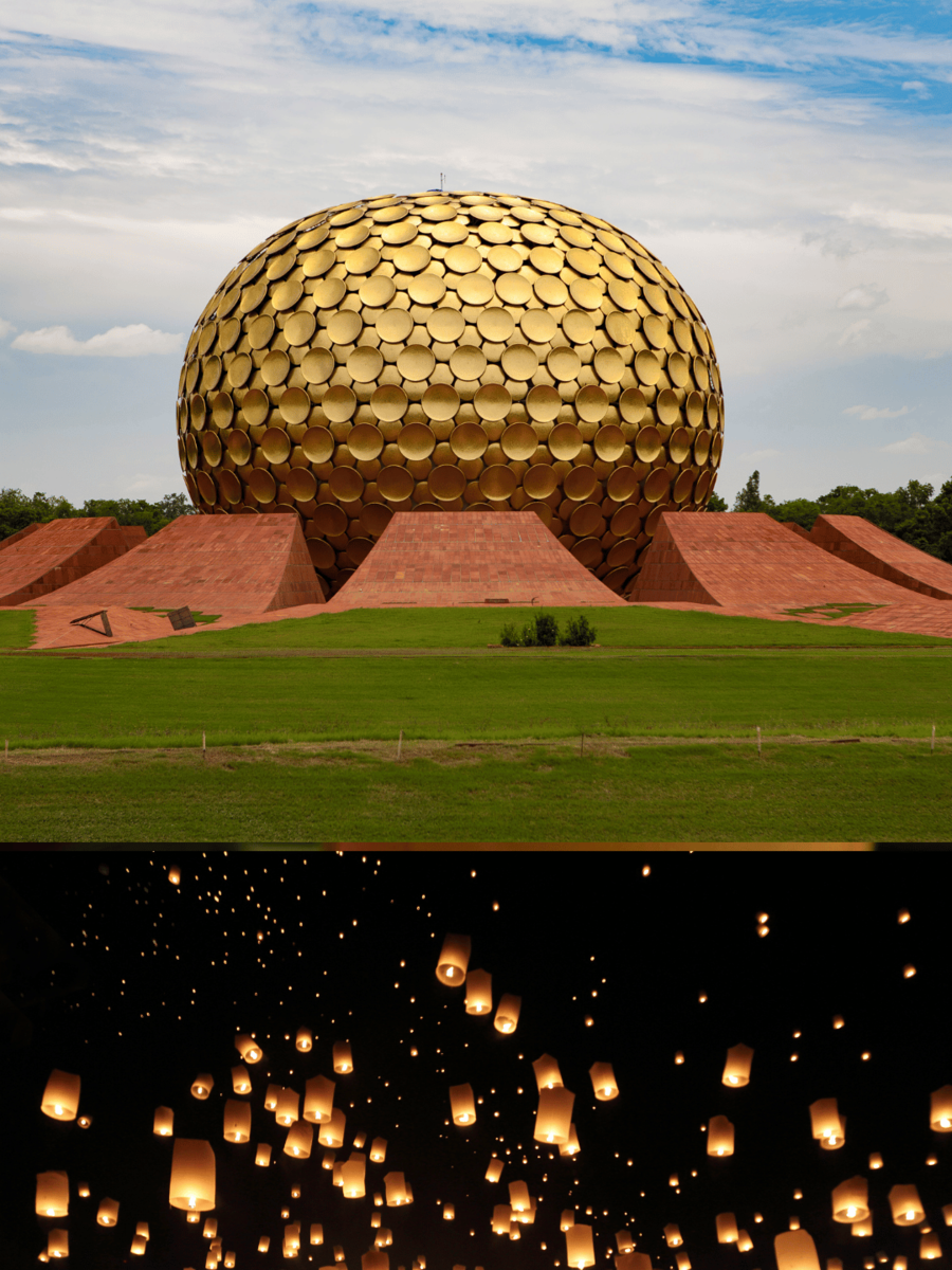 Puducherry Lantern Festival 2025: புதுச்சேரி பீச்சில் வான் விளக்குத் ...