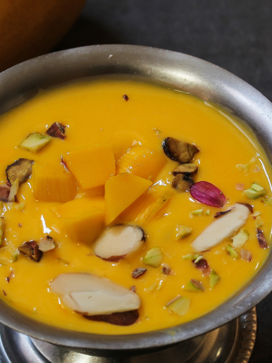 Chilled Rice Phirni Topped With Nuts For Indulging Summer Dessert, Food ...