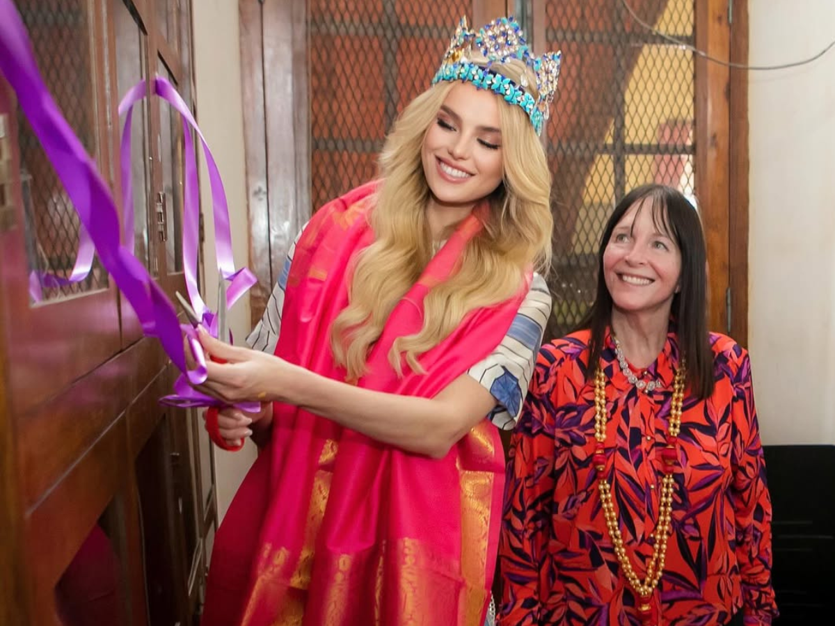 Krystyna Pyszkova and Julia Morley Make Generous Donations and Gifts to Victoria Memorial Home