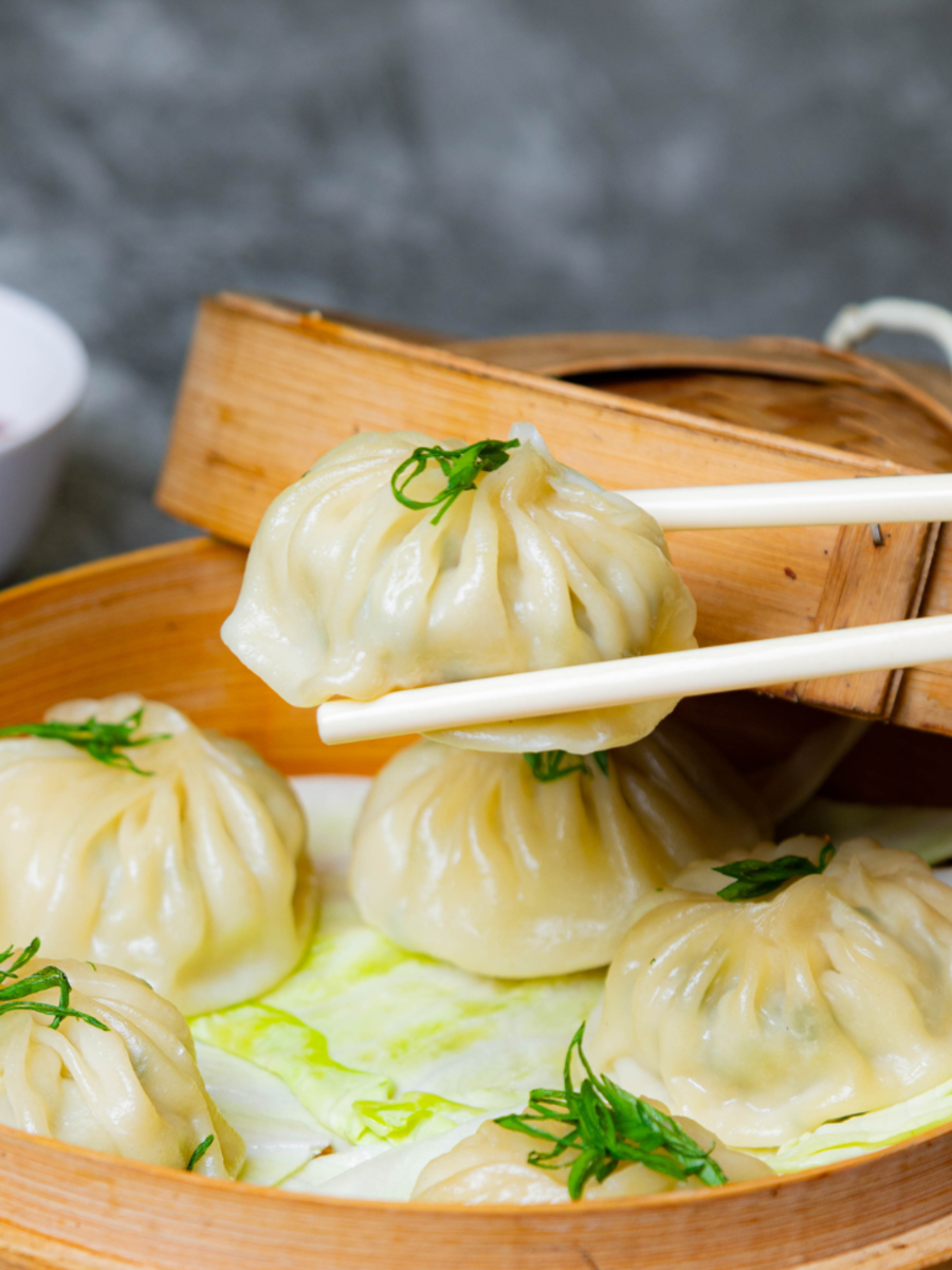 5-Step Traditional Vegan Momo With Veggie Stuffing At Home, Food, food recipe, vegan momo, vegan ...