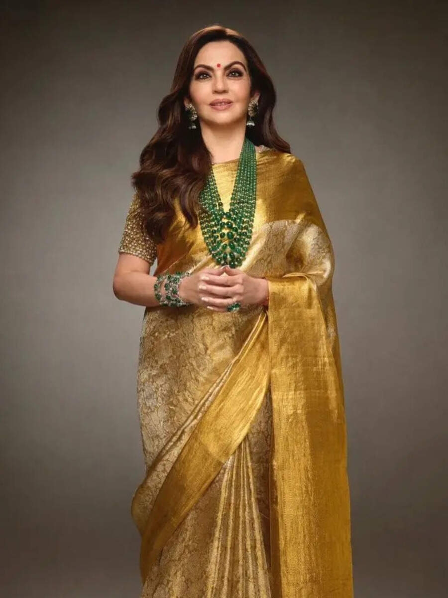 Nita Ambani’s Exquisite Saree Collection Celebrating Indian Textiles ...