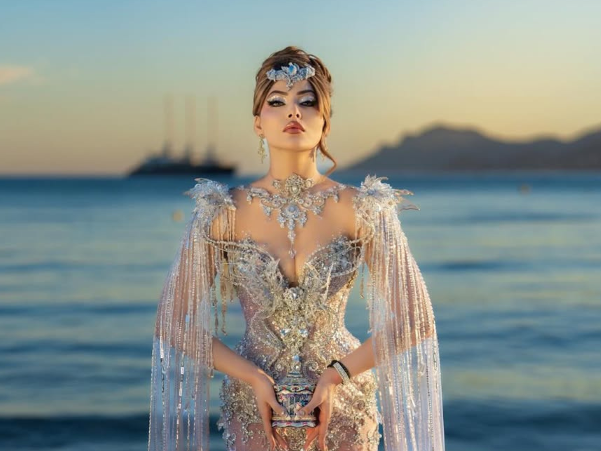Urvashi Rautela Makes a Dazzling Statement in Silver at Cannes 2026