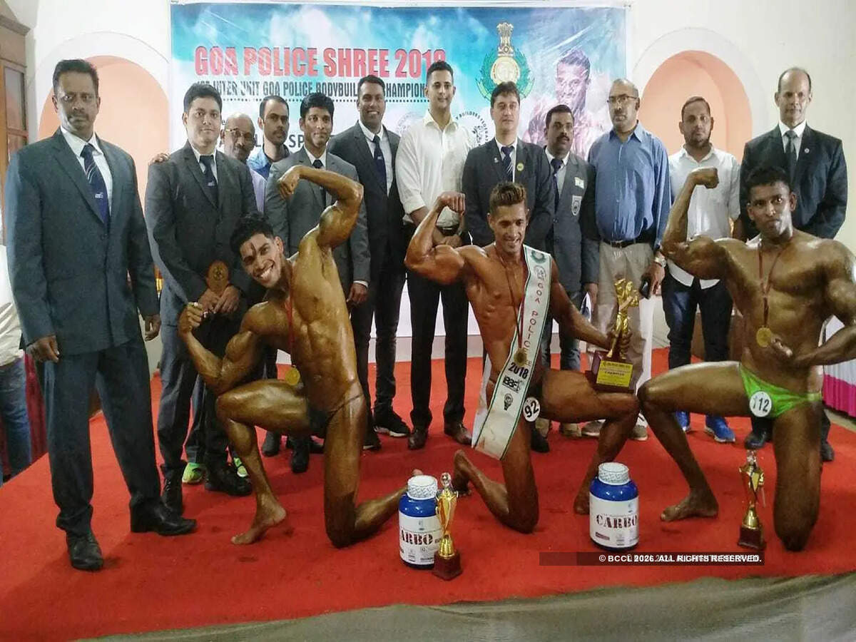 Cops flex major muscle at Goa's first bodybuilding competition