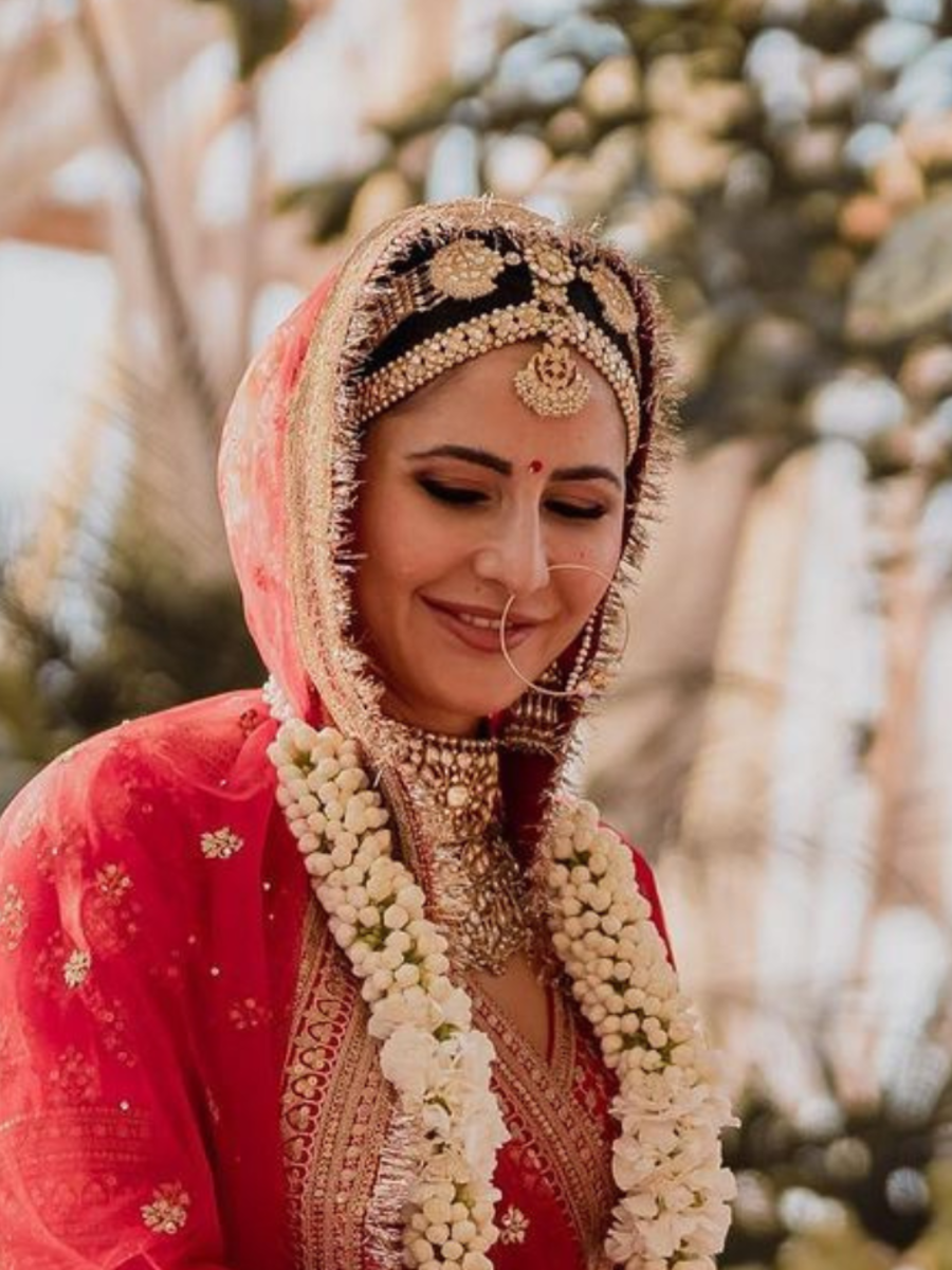 Katrina, Deepika and more: Celebrity brides who wore matha pattis on ...