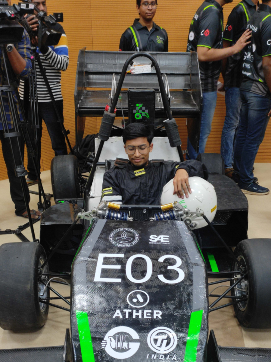 IIT Madras Raftar team unveils first Electric Racing Car, see snaps ...
