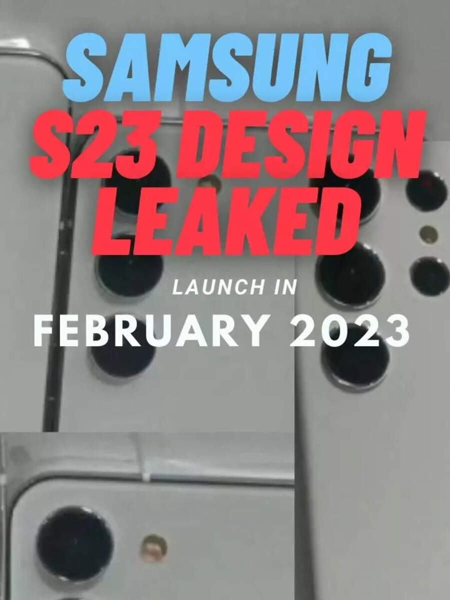 Samsung S23 Line up Design Leaked | Times Now