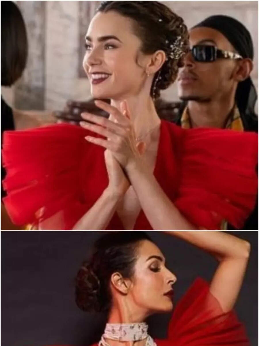 Emily in Paris Lily Collins or Alia Bhatt, Malaika Arora, Katrina Kaif ...