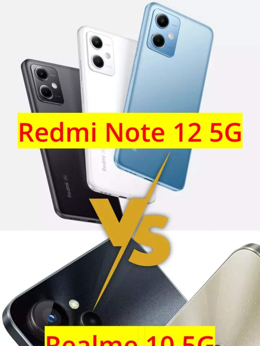Redmi Note 12 5G vs Realme 10 5G specs comparison: Which is the best budget phone? | Times Now
