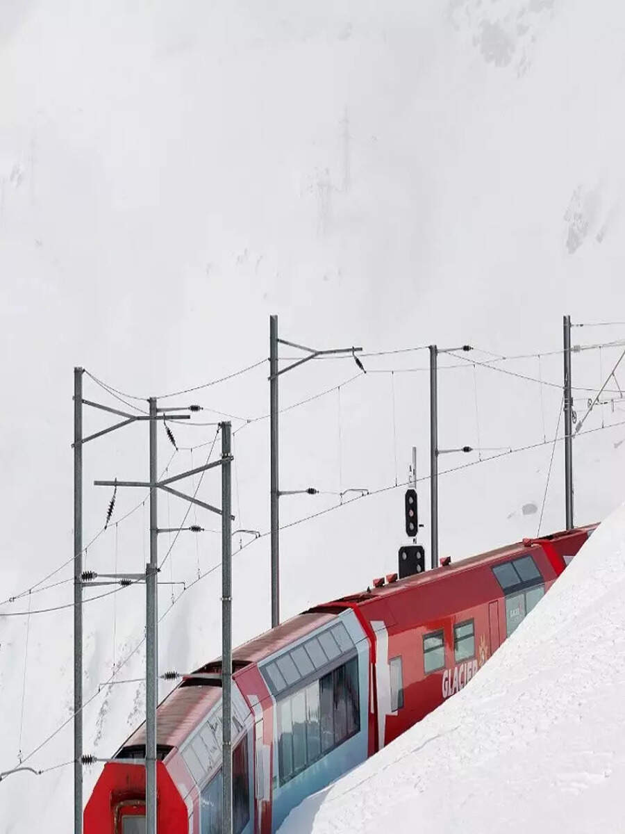 world slowest train the glacier express switzerland | Times Now Navbharat