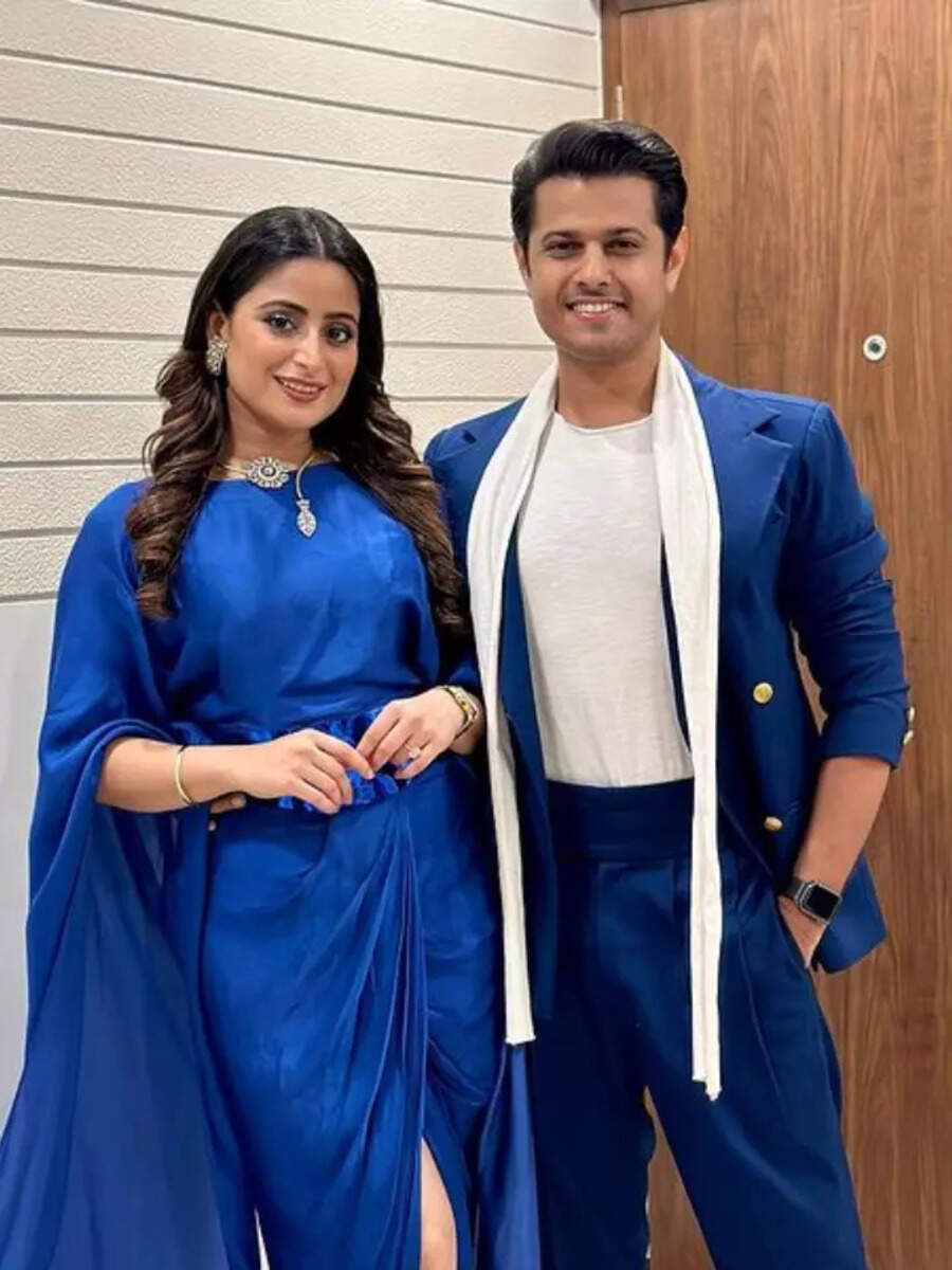 GHKPM Aishwarya, Neil twin in blue. Times they aced colour co-ordinated ...