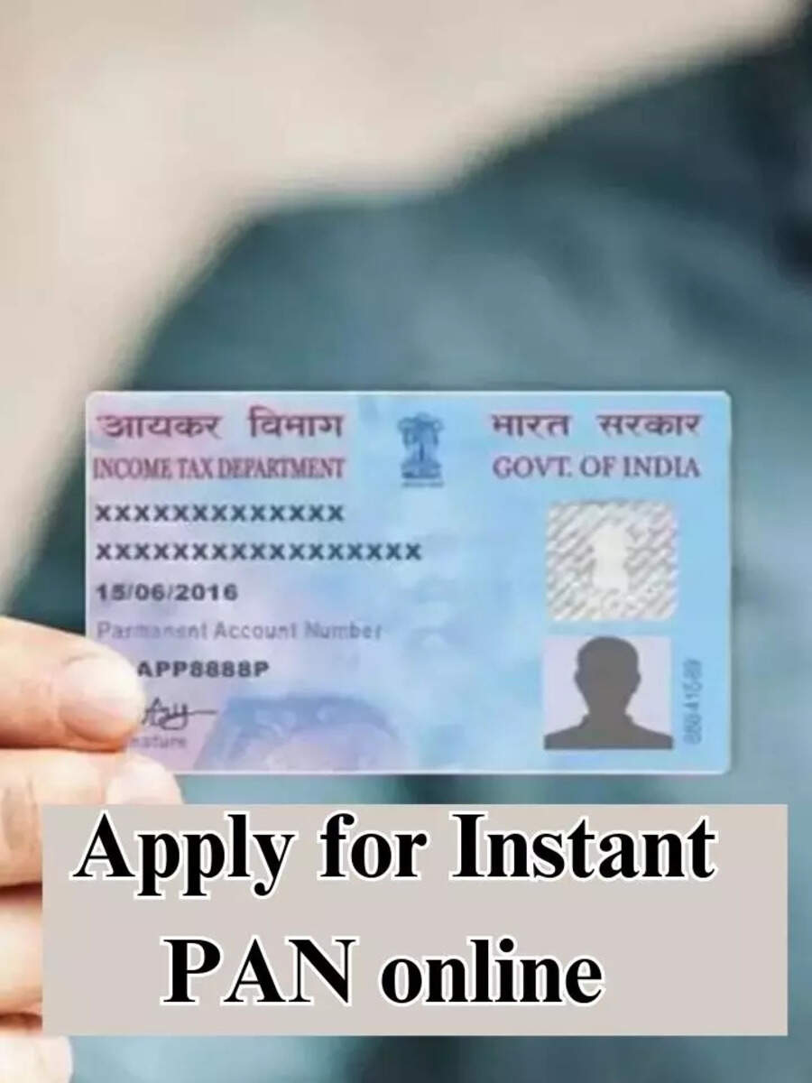 e-PAN: Apply for Instant PAN online through these easy steps | Times Now