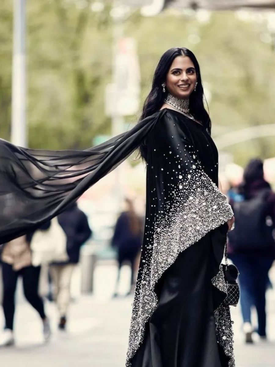 Celebs Who Wore Saree-Inspired Outfits At Met Gala | Isha Ambani, Gigi ...